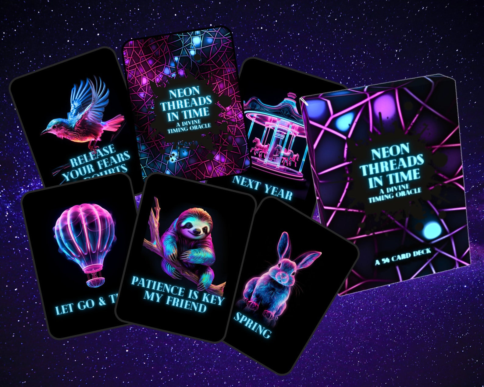 Divine Timing Deck, Beginner Oracle Deck, Tarot Oracle Card Deck ...