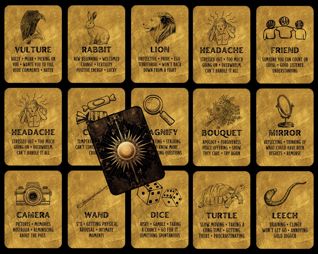 BEGINNER ORACLE, Key Words Oracle, Divine Oracle, Gold, 90, Cards ...