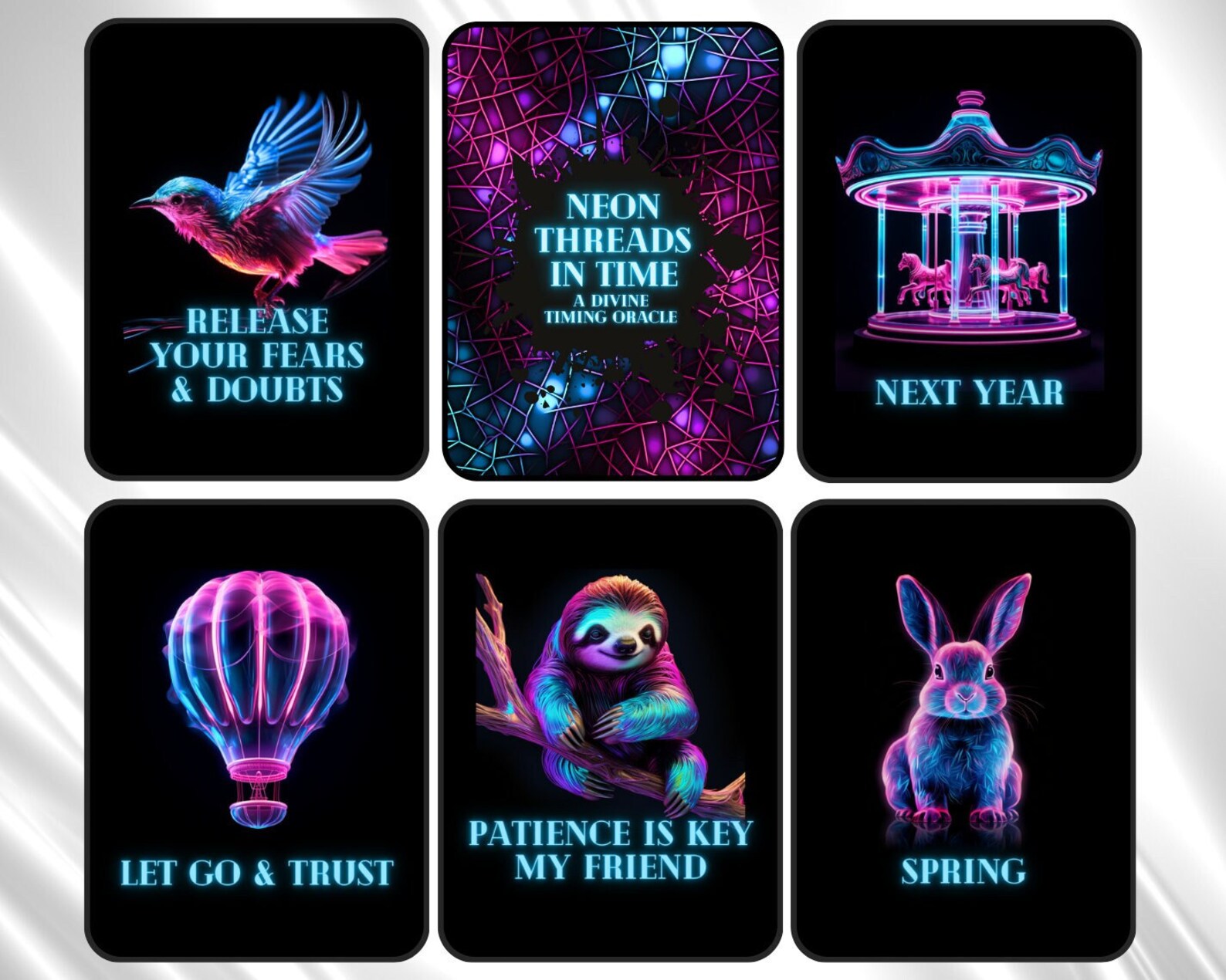 Divine Timing Deck, Beginner Oracle Deck, Tarot Oracle Card Deck ...