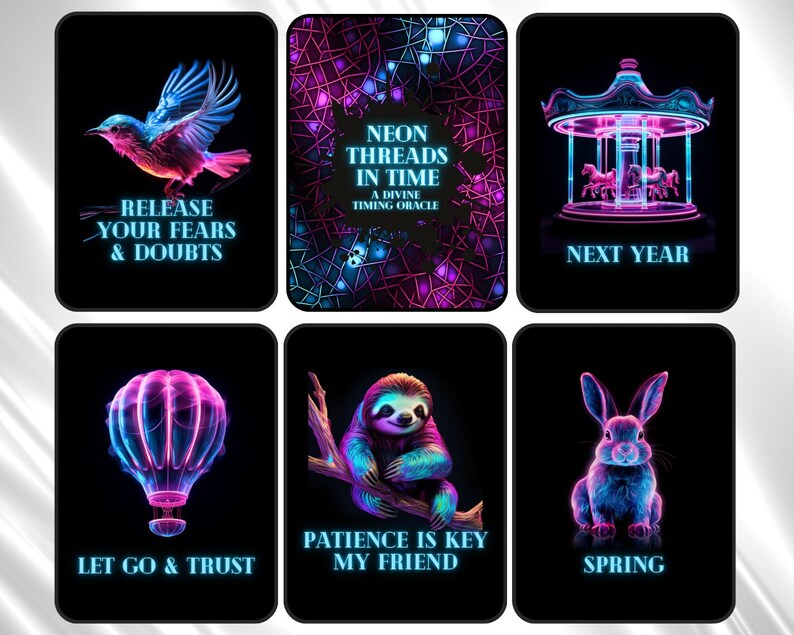 Divine Timing Deck, Beginner Oracle Deck, Tarot Oracle Card Deck ...