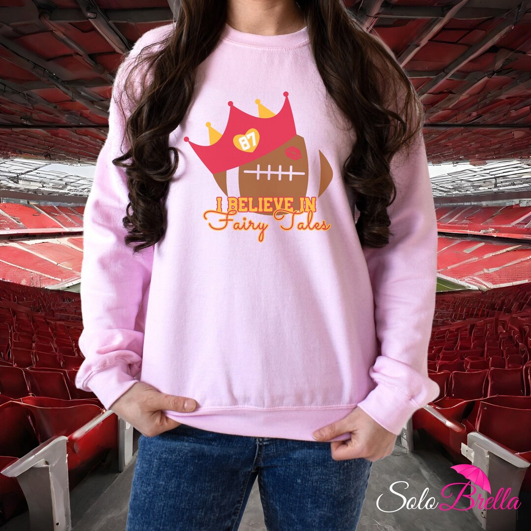 Kelce Swift Football Princess Sweatshirt, Gildan, Kansas City Chiefs ...