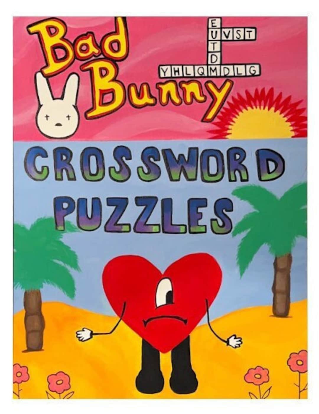 Online/printable Bad Bunny Crossword Puzzles - Etsy