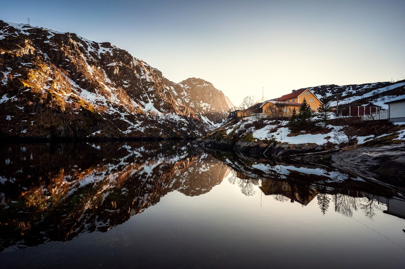 Mountain Refuge Landscape Poster - Etsy
