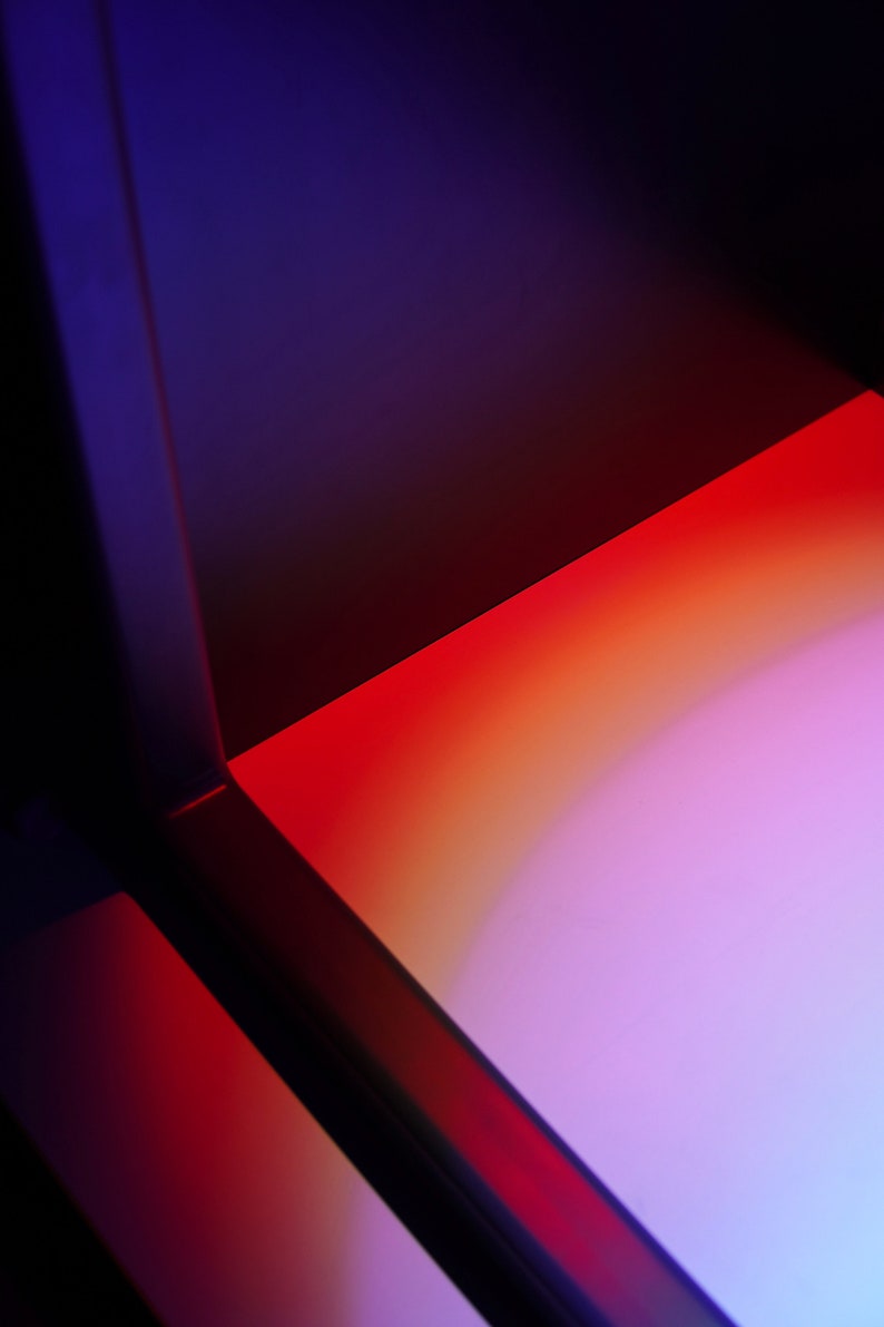 Neon Edge Poster - Etsy