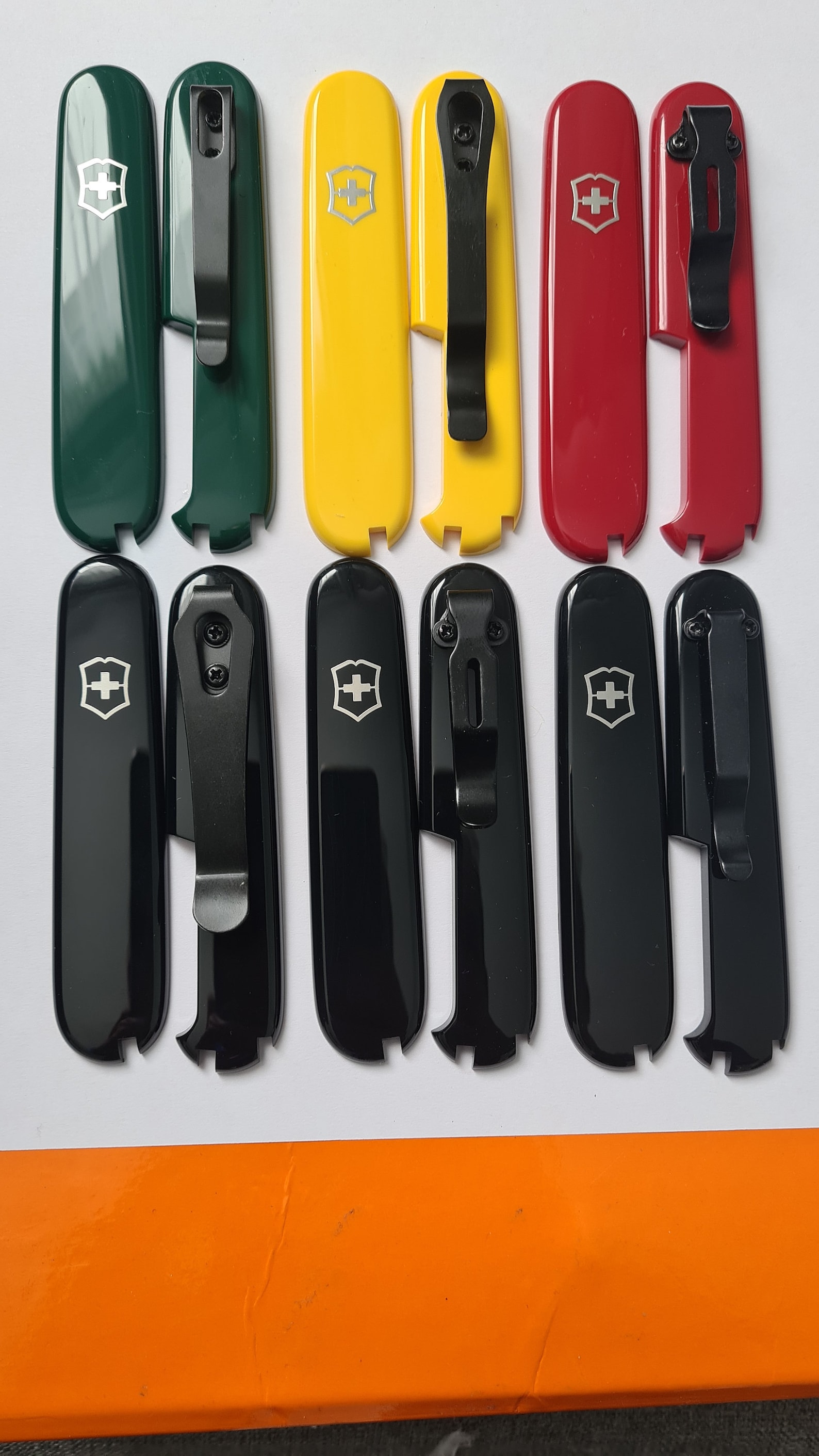 Custom Sak(victorinox)91mm (various Colours) Scales With Clip & Tools ...