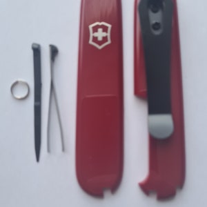 Custom Sak(victorinox)91mm (various Colours) Scales With Clip & Tools ...