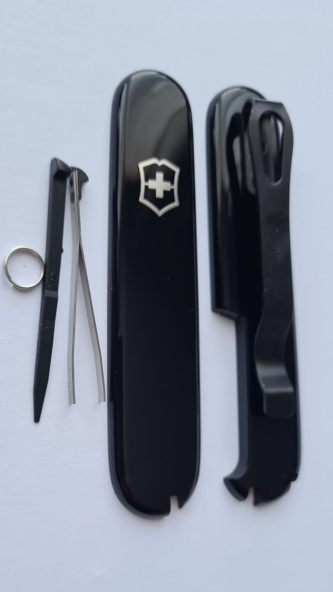 Custom Modified Victorinox (genuine)91mm Plus Scales With Clip & Black ...