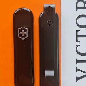 Custom Modified (SAK) Victorinox (genuine)58mm Scales With Clip ...