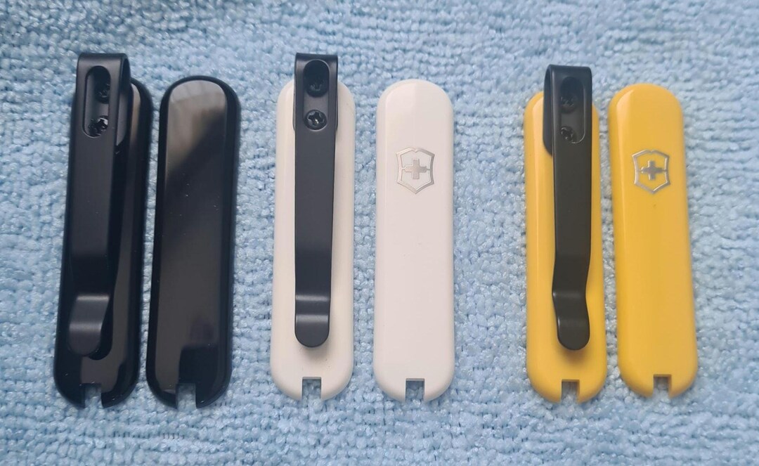 Custom Modified (SAK) Victorinox (genuine)58mm Scales With Clip ...