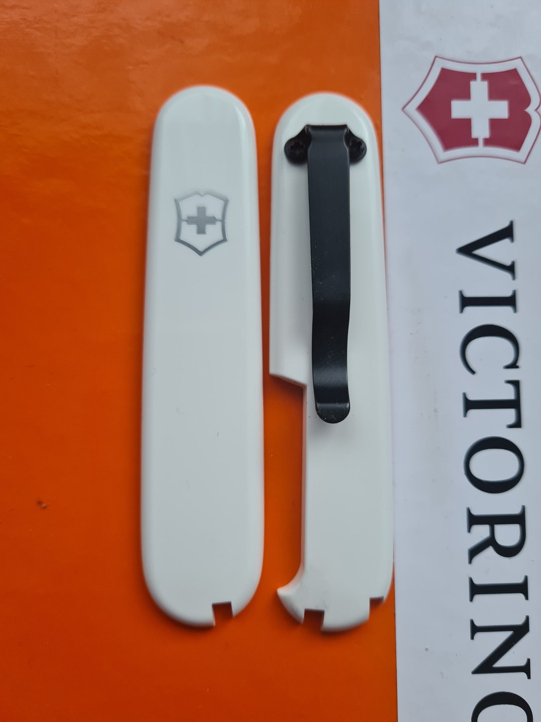 Custom Modified SAK Victorinox White Plus 91mm Scales With New Style ...