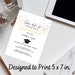 Graduation Party Invitation, Graduation Invitation Template, High ...