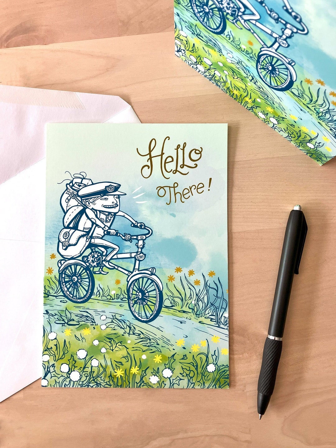 Jolly Postman Greeting Cards - Etsy