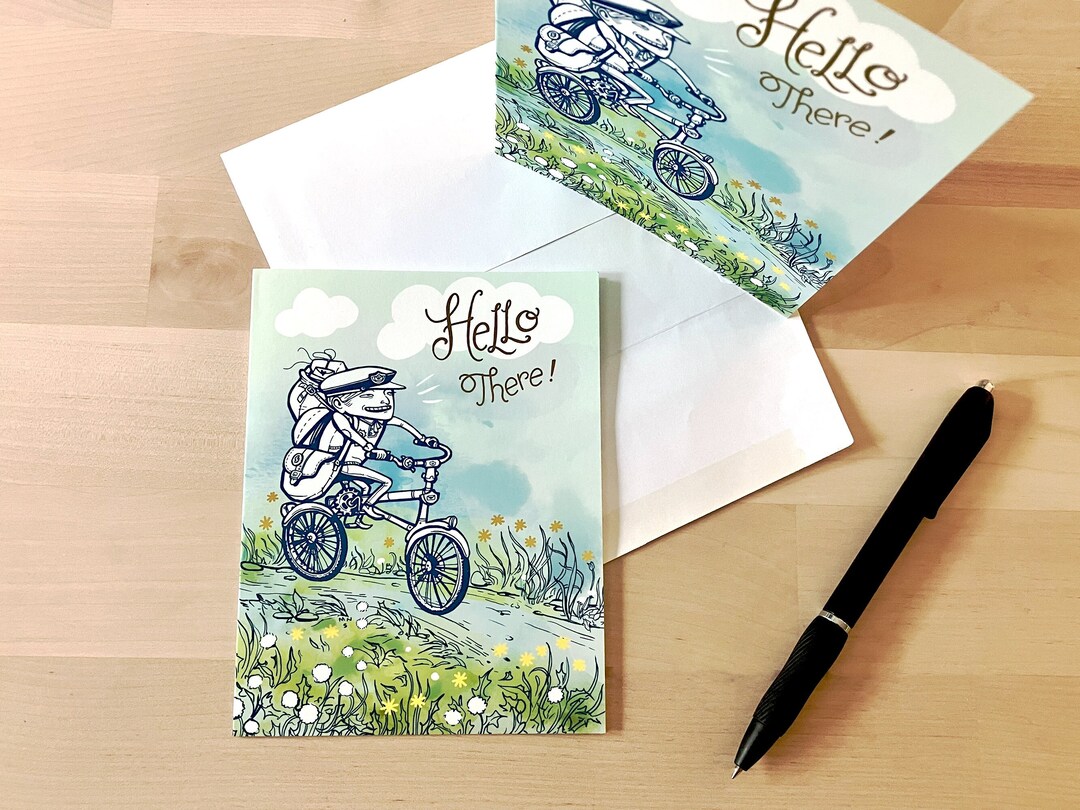 Jolly Postman Greeting Cards - Etsy