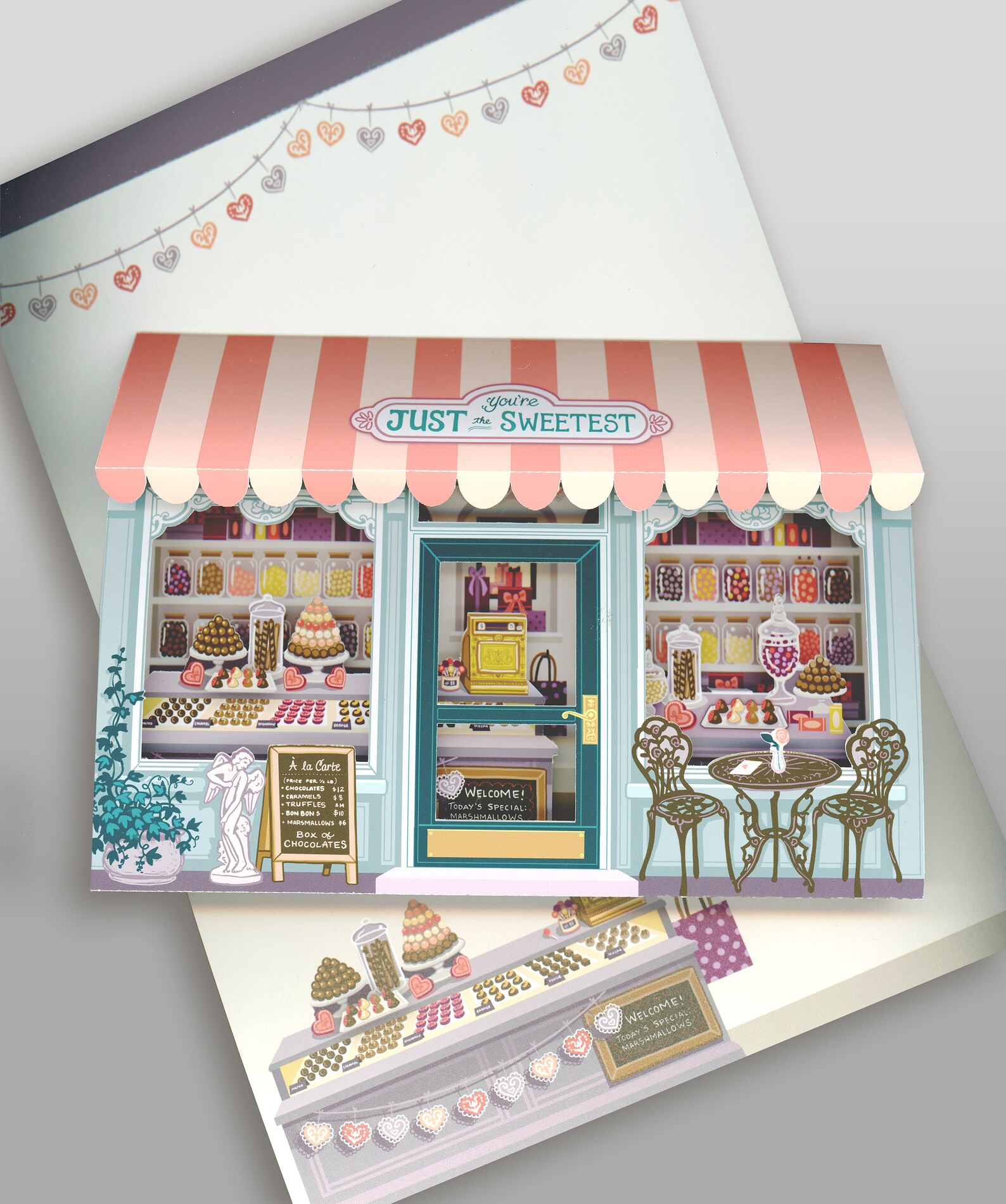 Sweet Shop Storefront Pop-up Card - Etsy