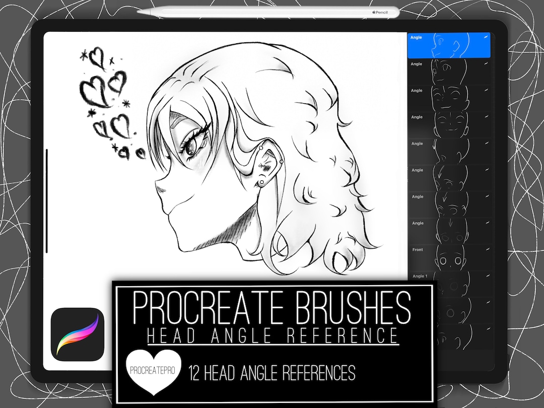 Anime Head Angle Reference - Etsy Australia