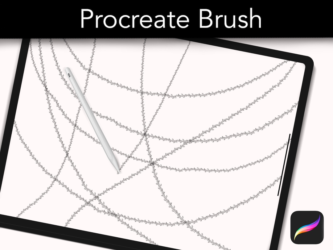 Vine Brush for Procreate - Etsy