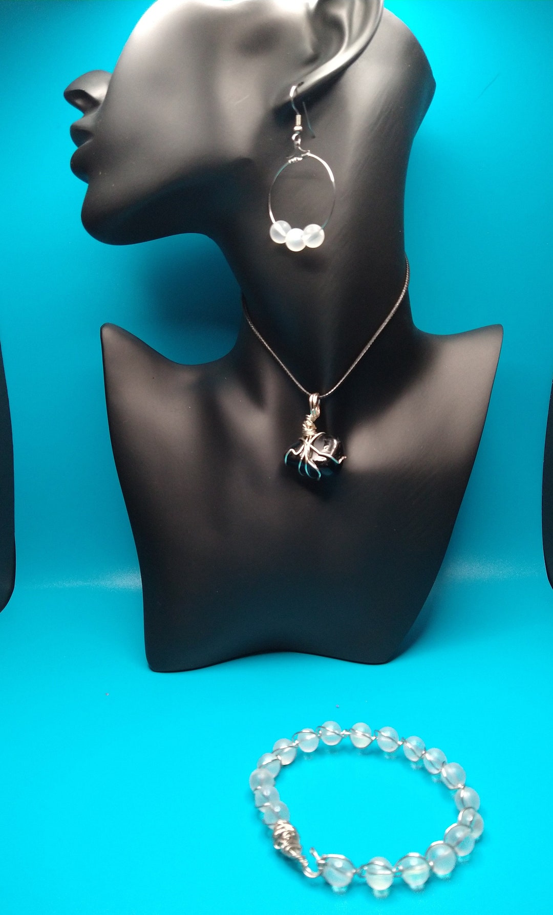 Gift for Her or Him Black Obsidian - Etsy