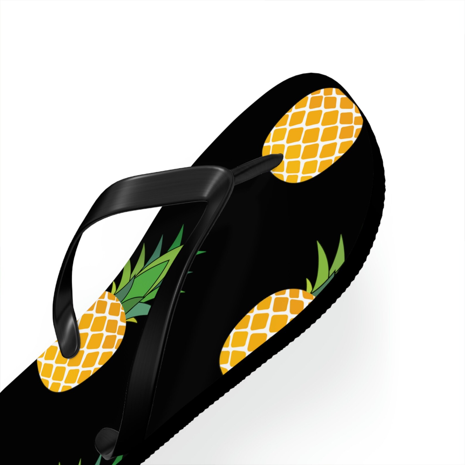Pineapple Flip Flops - Etsy