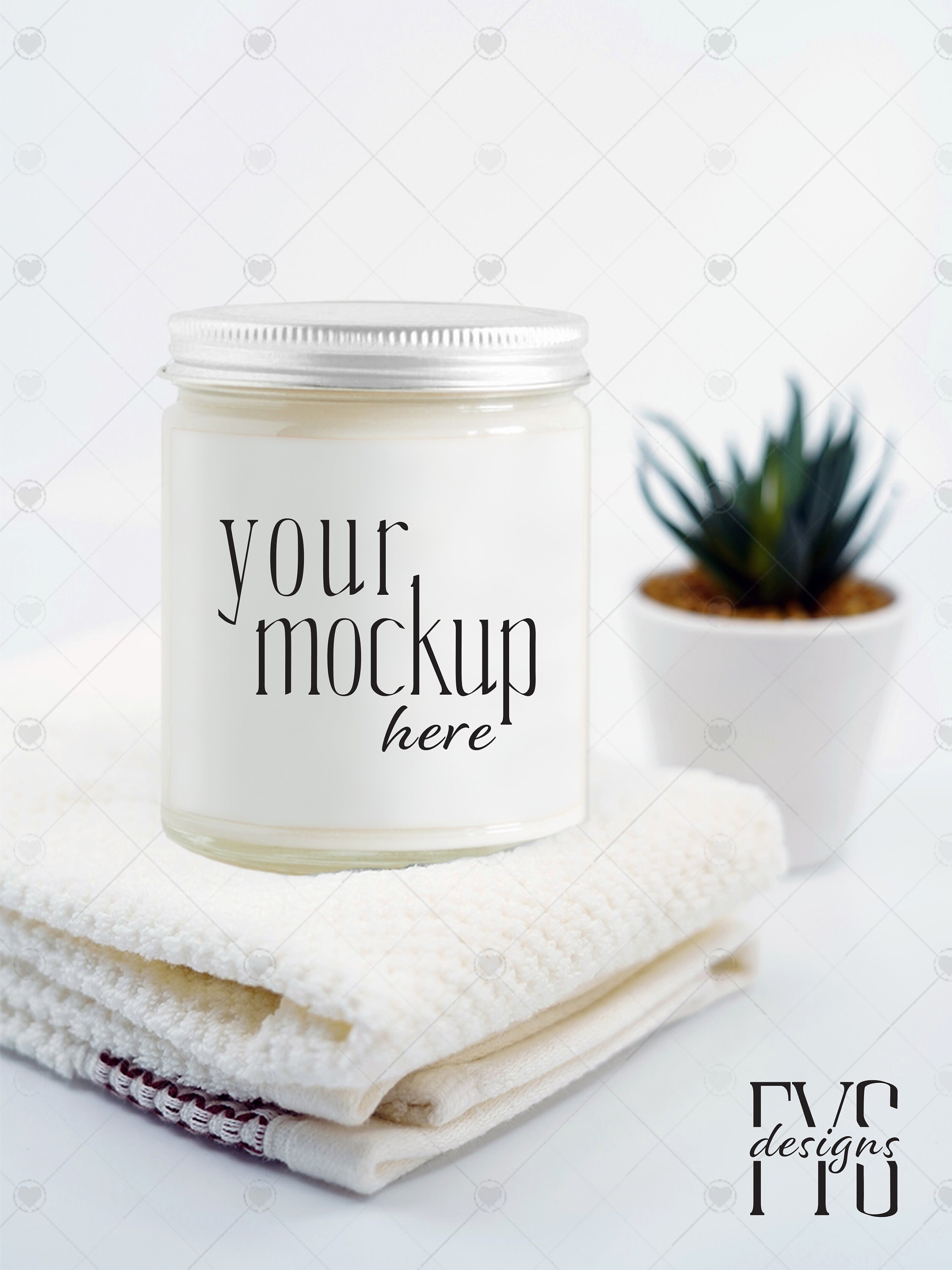 Candle Mockup, Candle Label Mockup, Printify Scented Candle Mockup 9oz ...