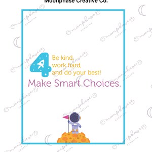 Classroom Decor: Astro-kids Space-themed Printable Classroom Rules .PDF ...