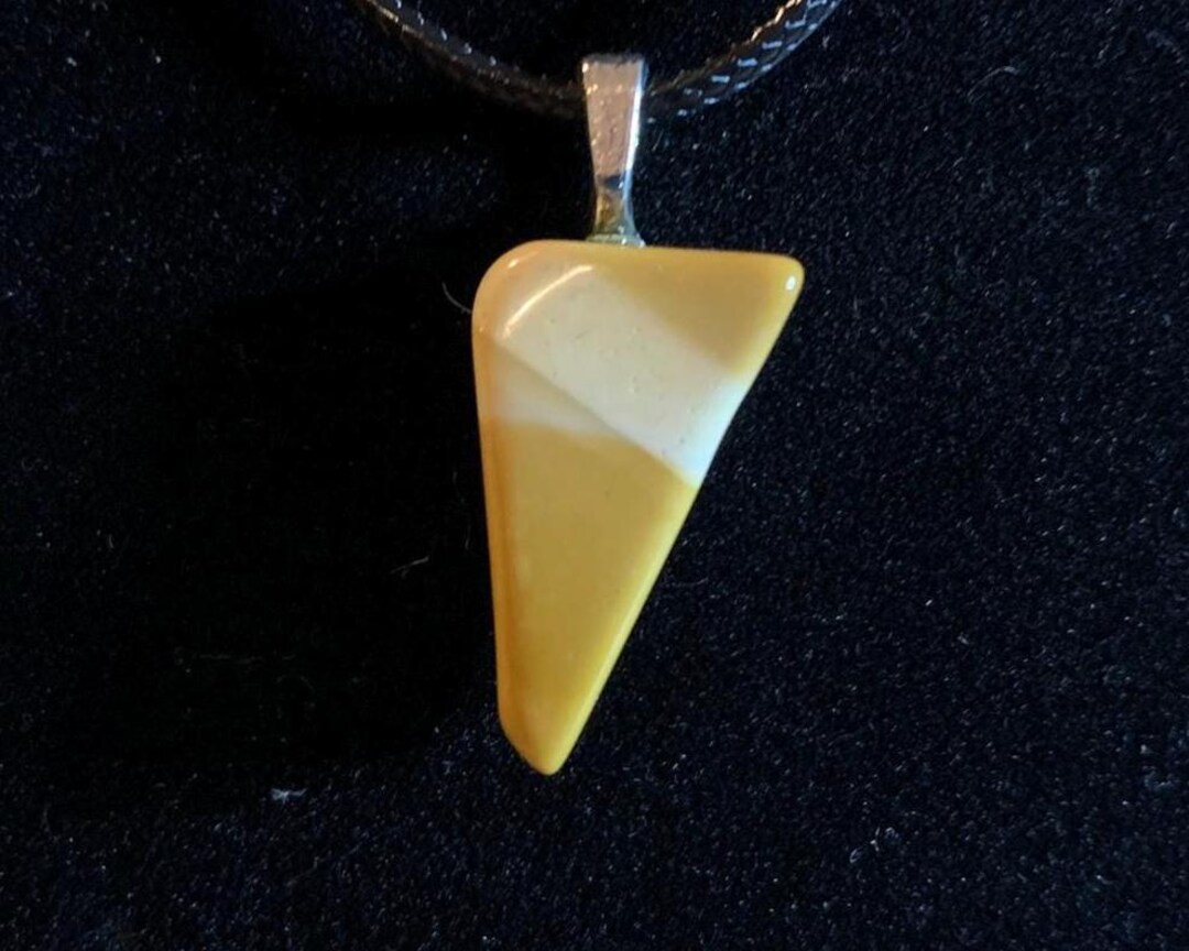 Mookaite Pendant - Yellow - Etsy