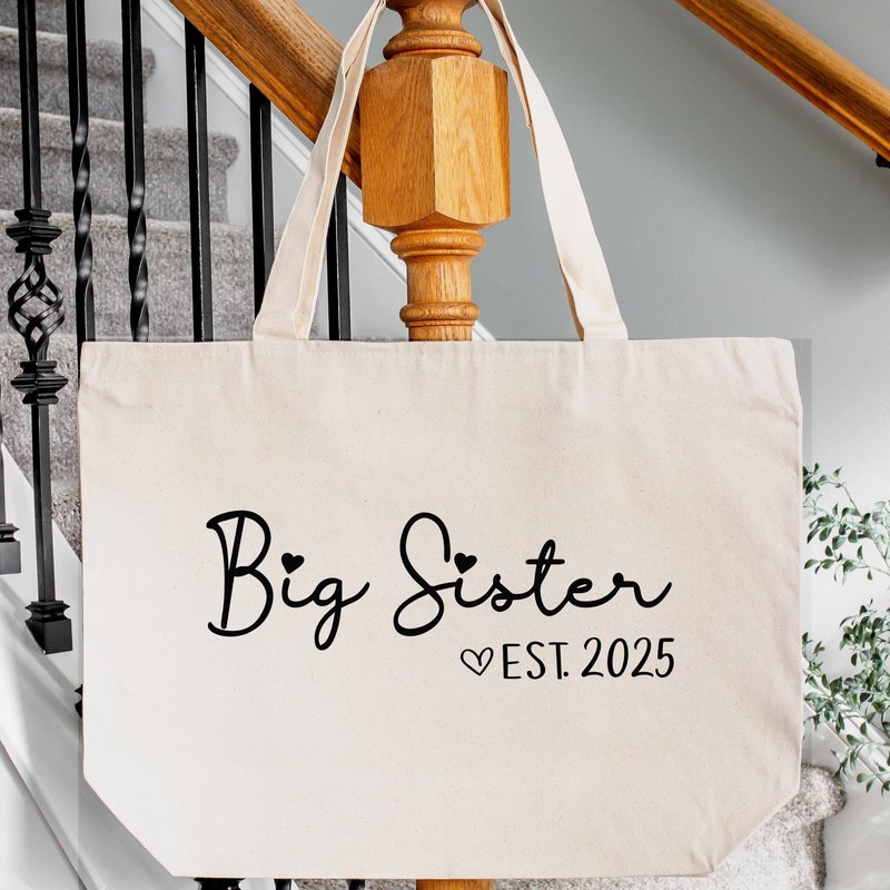 Big Sister Tote Bag - Etsy