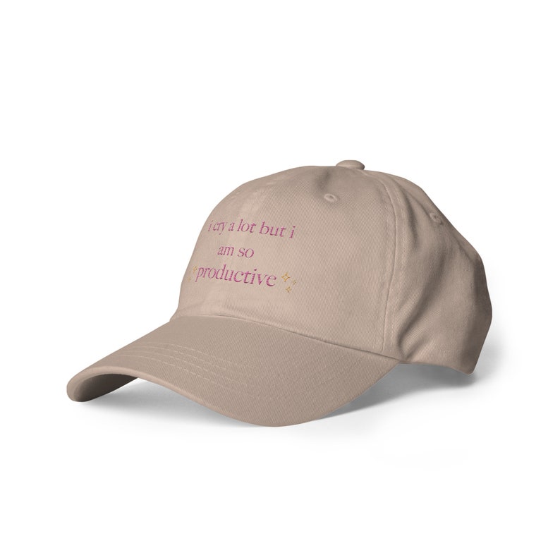I Cry a Lot but I Am so Productive Dad Hat TTPD - Etsy