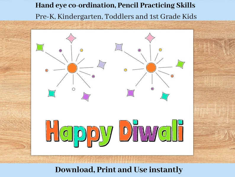 Printable Diwali Coloring Pages, Large Diwali Coloring Pages for Kids ...