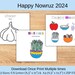 Haft-sin Coloring Pages, Nowruz Coloring Pages, Iranian New Year ...
