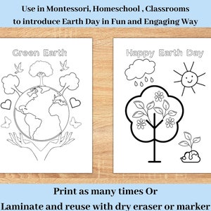 Earth Day Coloring Pages, Earth Day Activity for Toddler Preschool ...