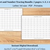 Printable Numbers 1-50, 1-100 Tracing Worksheets for Preschool ...