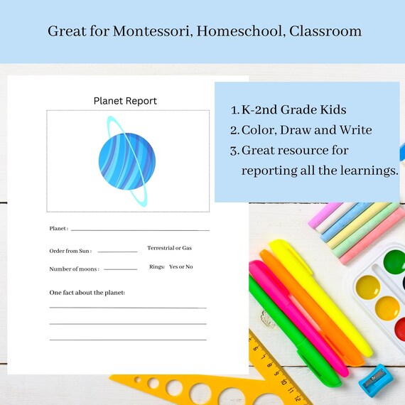 Solar System Report Template