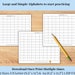 Printable Alphabets and Numbers Bundle A- Z, 1-100, 1-50 Tracing ...
