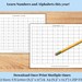 Printable Alphabets and Numbers Bundle A- Z, 1-100, 1-50 Tracing ...