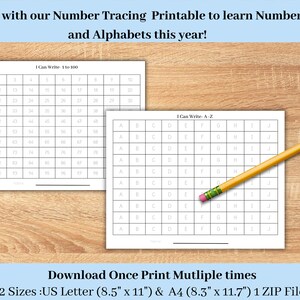 Printable Alphabets A- Z, A-Z Tracing Worksheets for Preschool ...