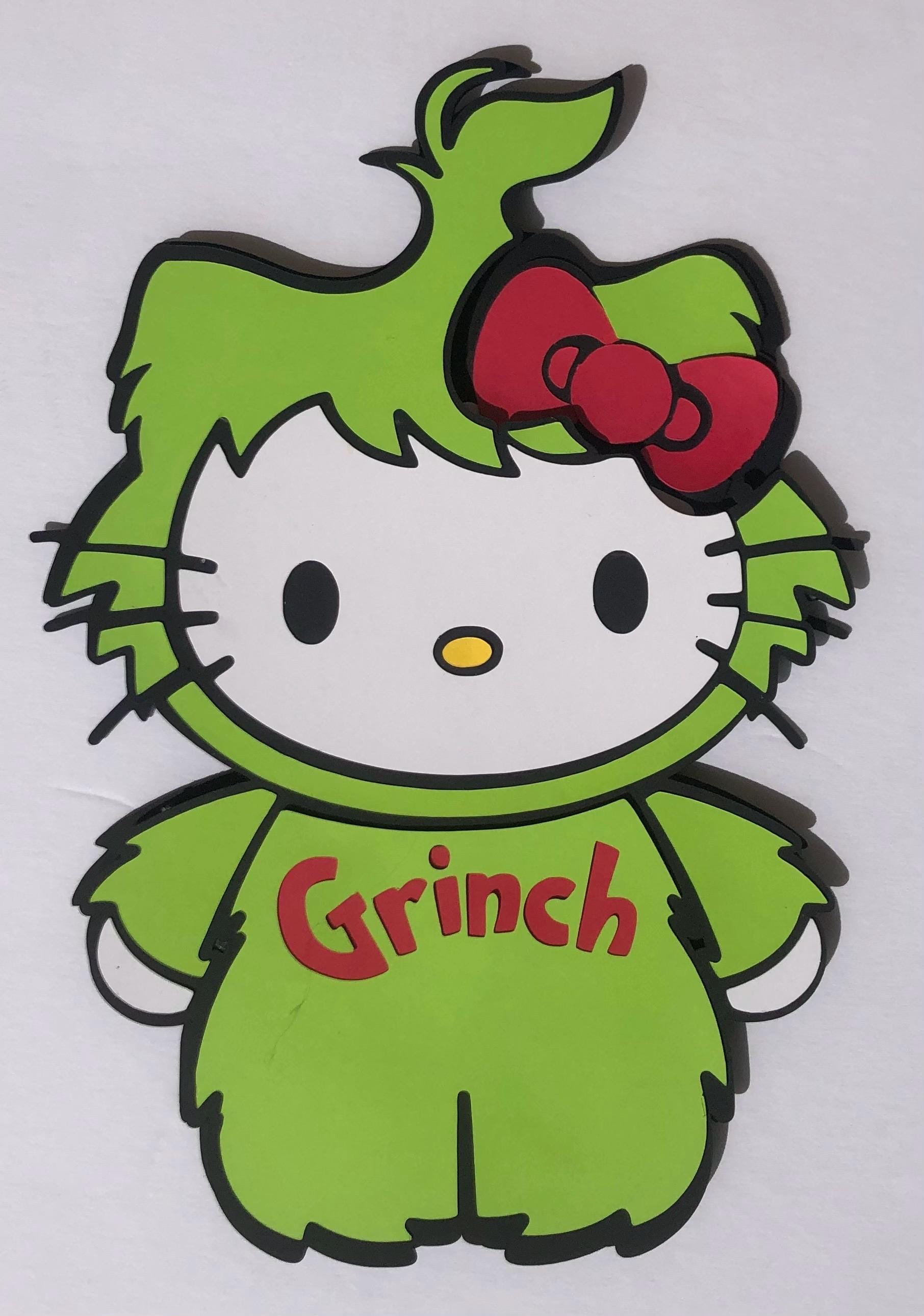 Hello Kitty Gift Card Holder, Hello Kitty Grinch, Christmas Gift Card ...