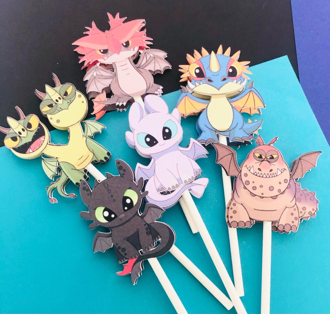 Toothless, How to Train Your Dragon, Dragon, Night Fury, Cake Topper ...