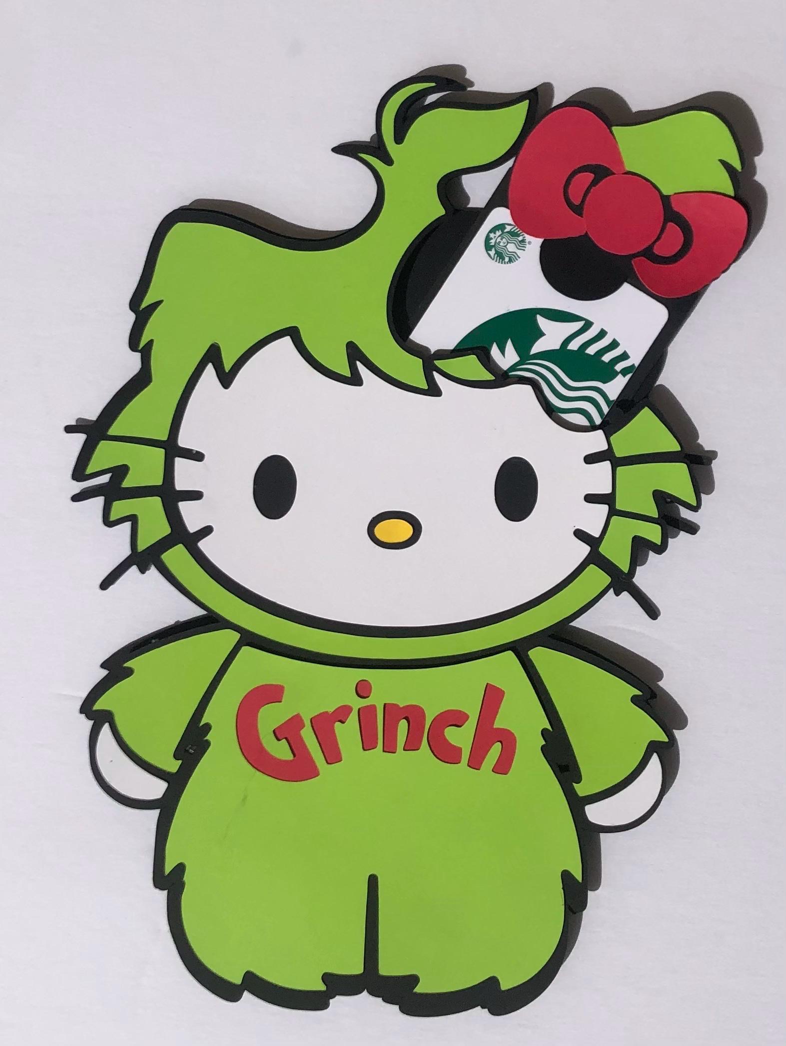 Hello Kitty Gift Card Holder, Hello Kitty Grinch, Christmas Gift Card ...