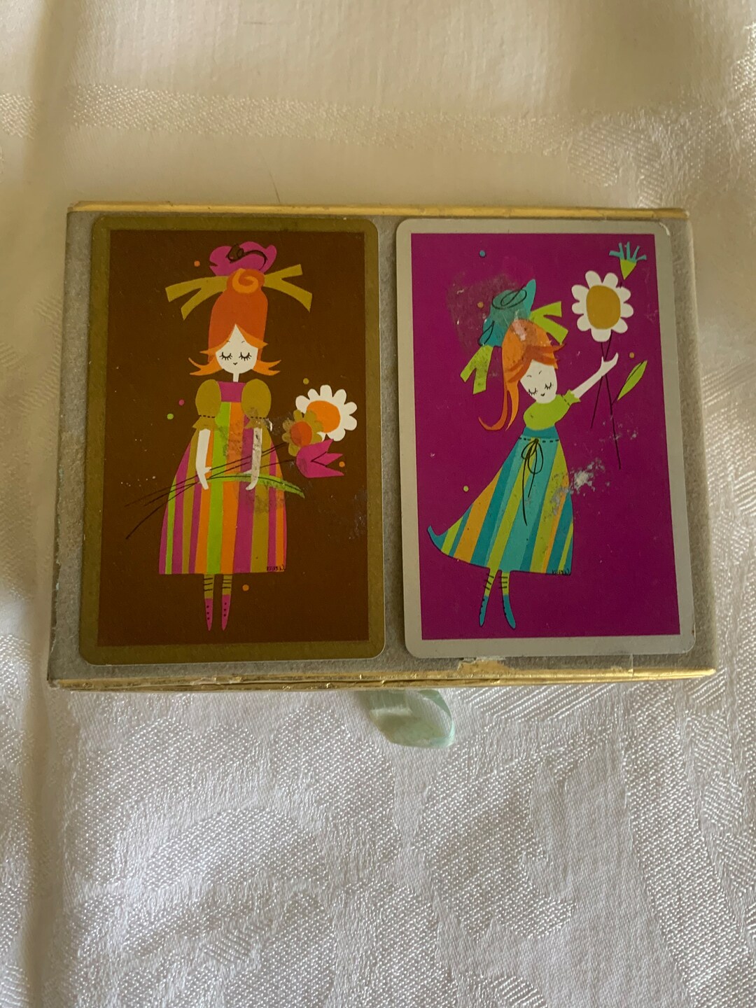 Vintage Congress Double Deck Cards - Etsy