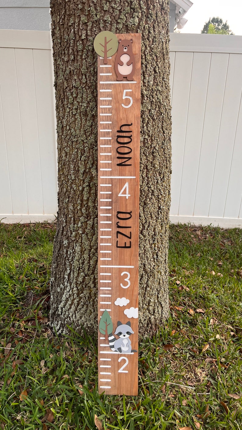 Growing Chart Personalized Baby Growing Chart Baby Shower Welcome Baby ...