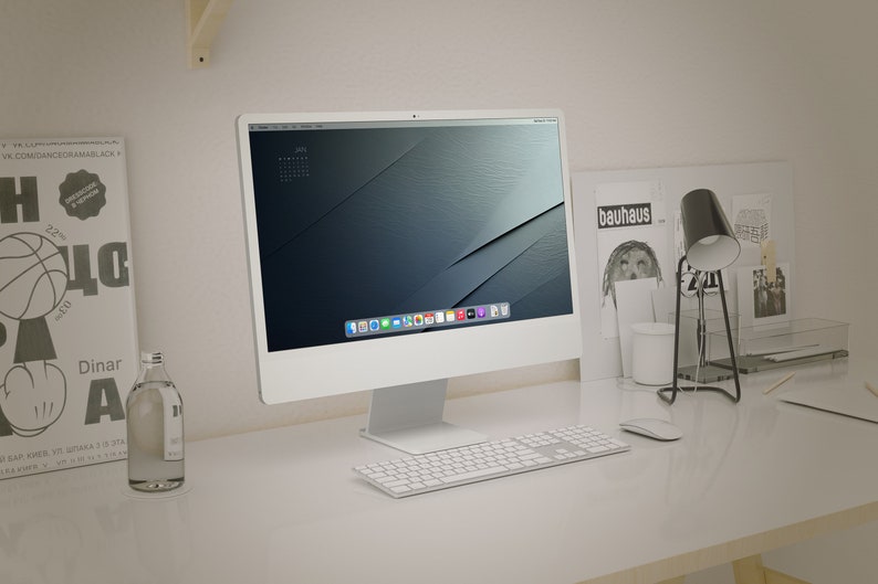 Dynamic Wallpaper shades of 2024 January for Apple Macs - Etsy