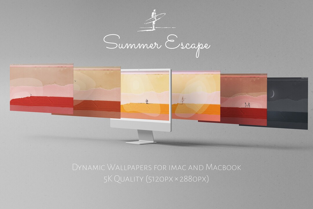 Dynamic Wallpaper summer Escape for Apple Macs - Etsy
