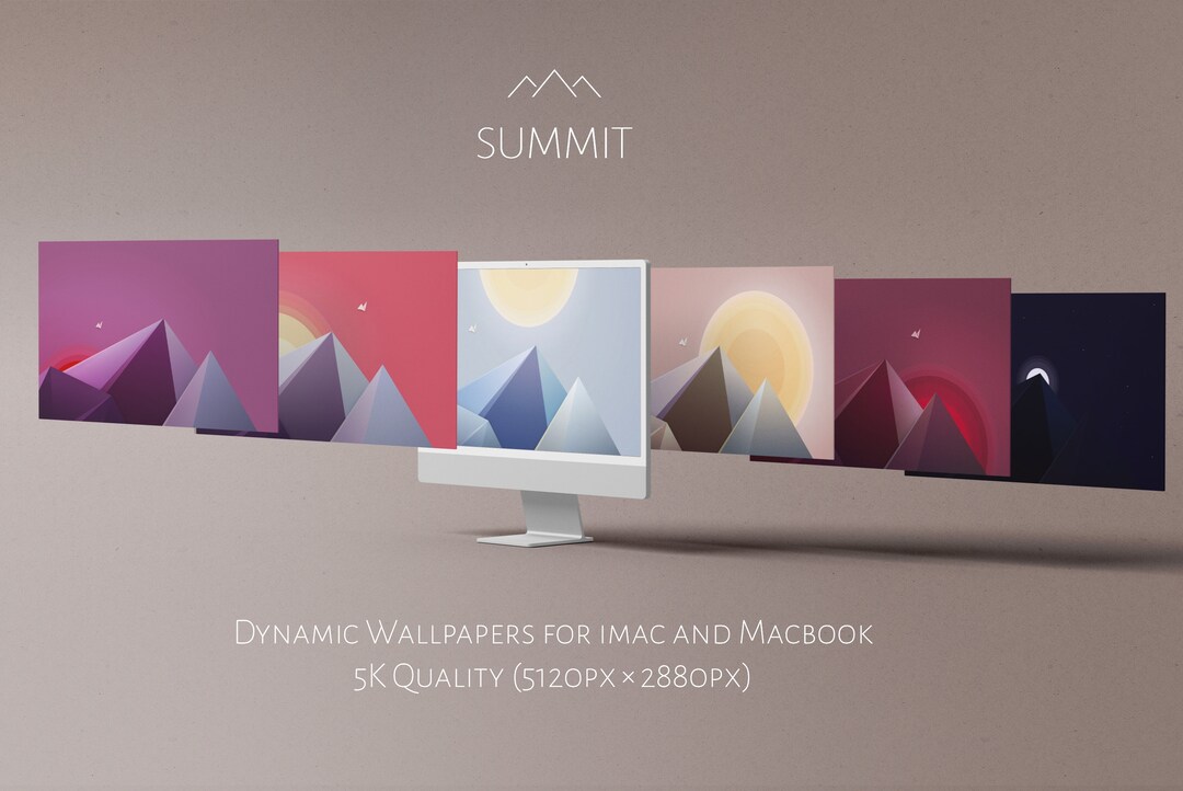 Dynamic Wallpaper summit for Apple Macs - Etsy