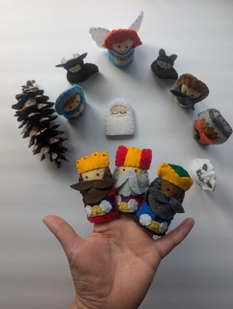 PDF Patterns Finger Puppets Nativity - Pesebre - Etsy