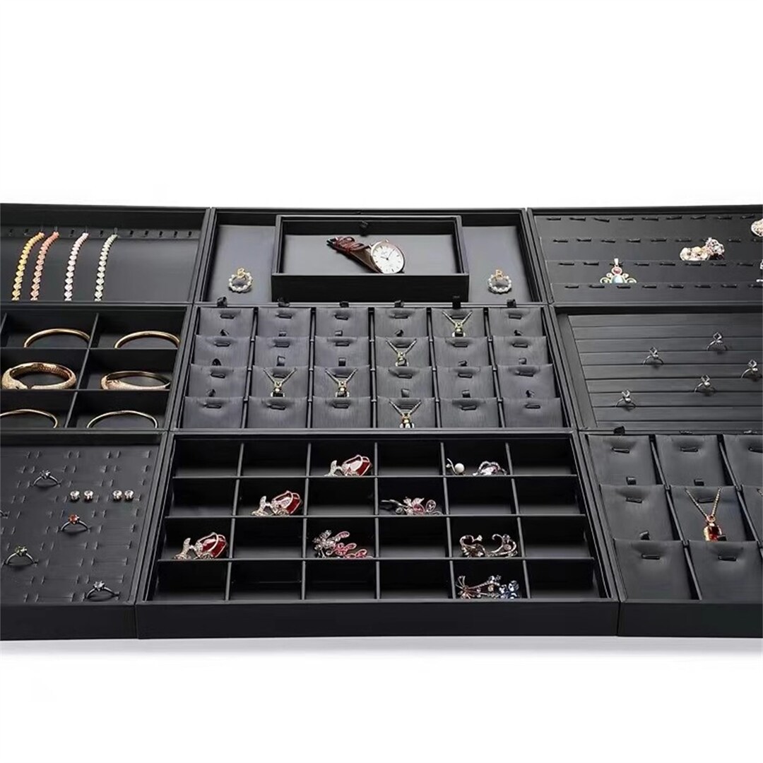 Large Jewelry Organizer Velvet Trays Jewelry Storage Display - Etsy Ireland