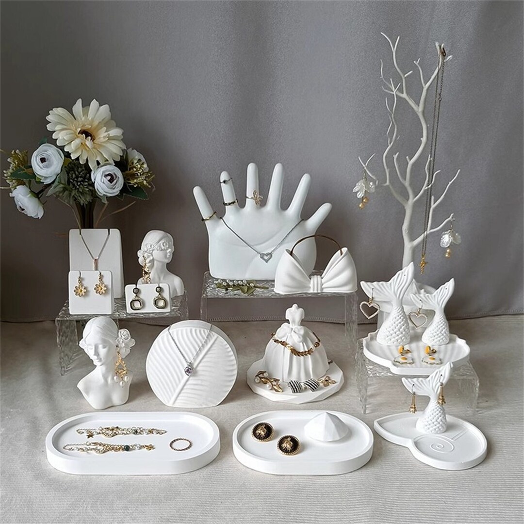 Creative Gypsum Jewelry Display Stand Jewelry Display Rack - Etsy