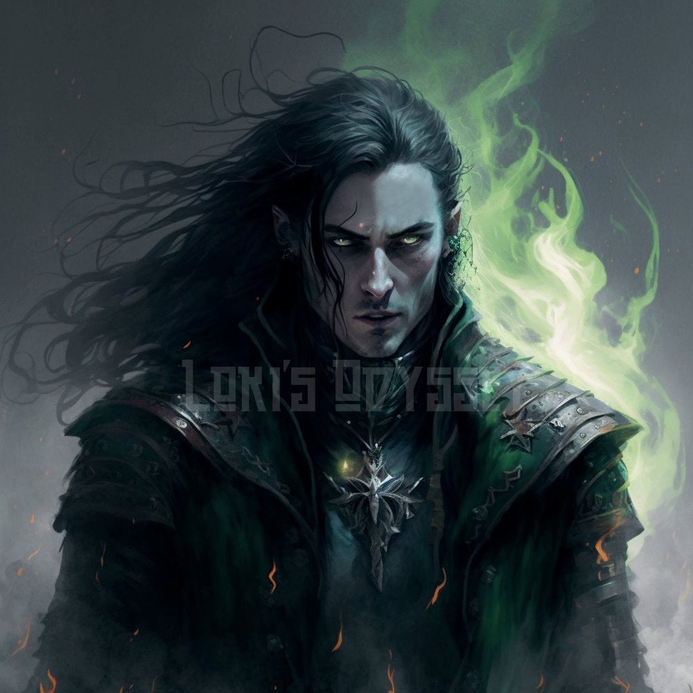 Loki Norse Mythology Digital Print - Etsy