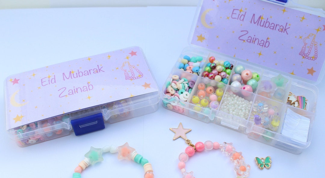 Eid Mubarak DIY Personalised Jewellery Making Kit - Etsy