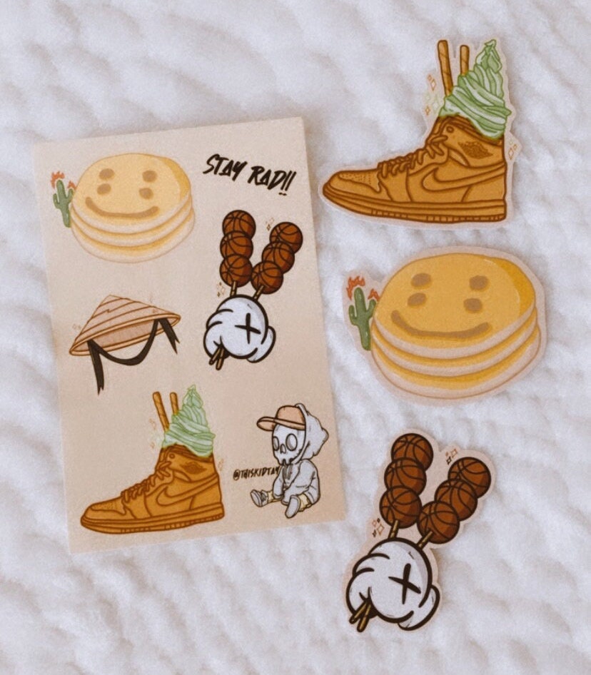 Asian Hypebeast Sticker Sheet - Etsy