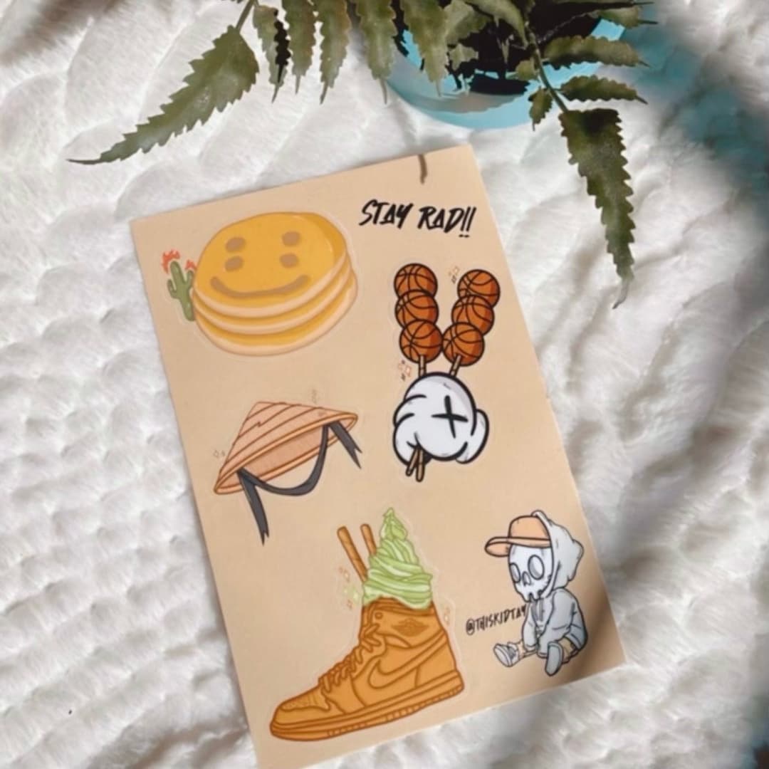 Asian Hypebeast Sticker Sheet - Etsy